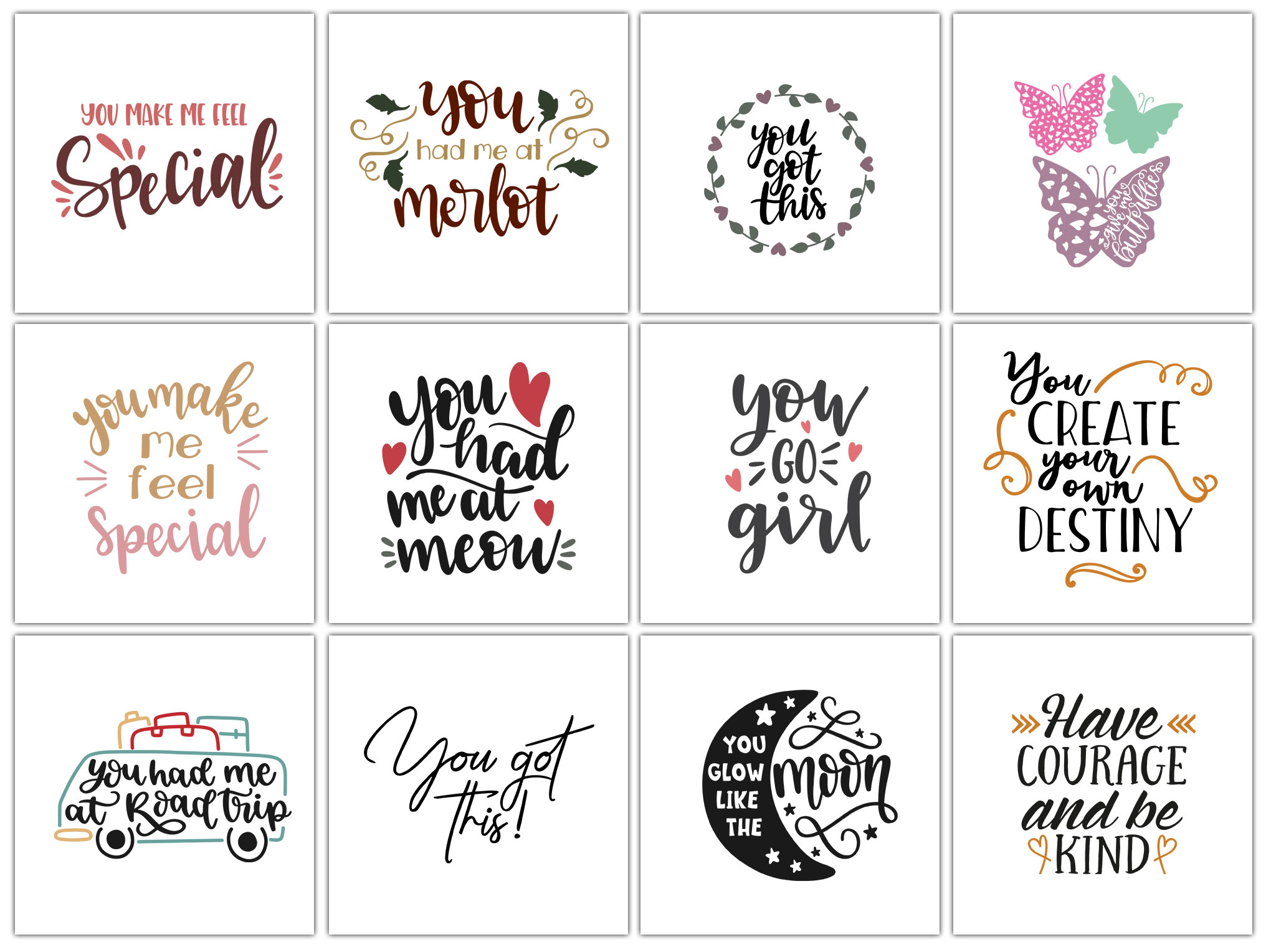 1250 Svg Quote Mega Bundle - Designerpick