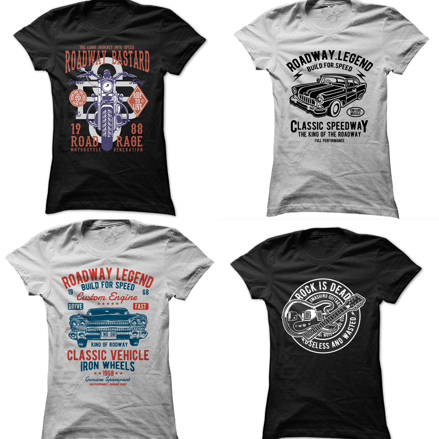 200 Retro T shirt Design Bundle - Designerpick