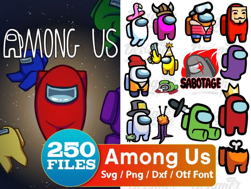 250+ Among Us Svg Bundle - Best Quality Design Bundle