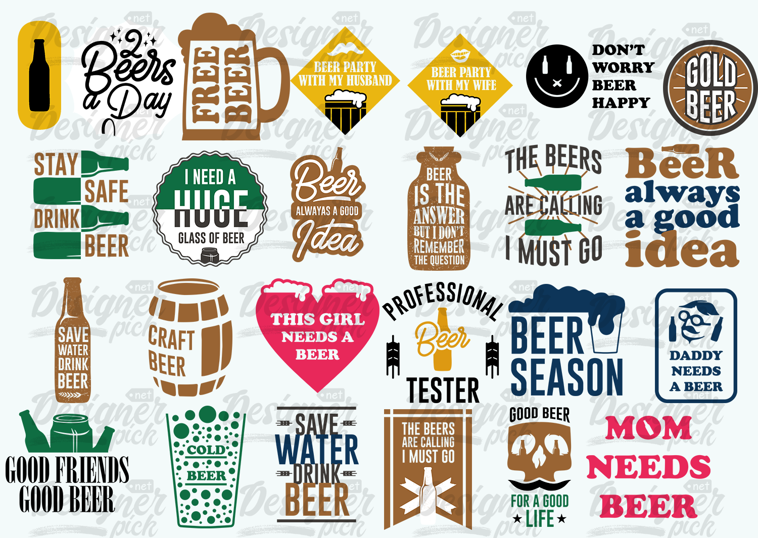 70 Beer Svg Design Bundle - Best Quality Design Bundle