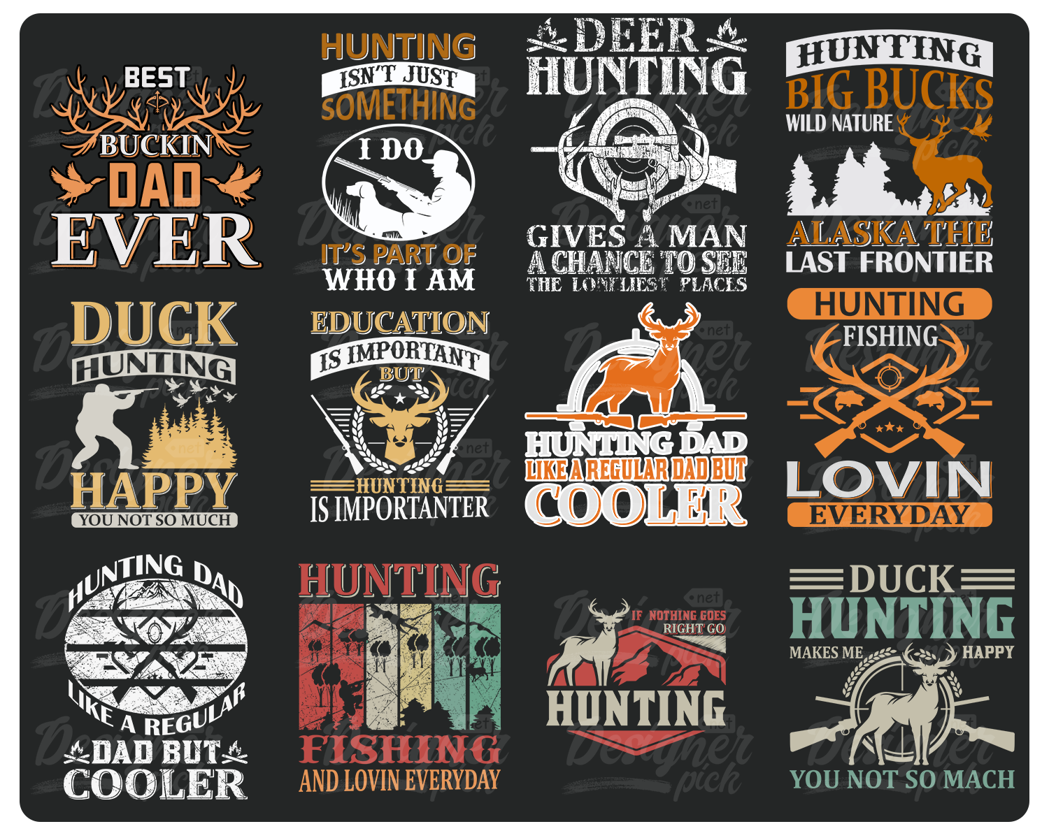 400 Hunting Svg Bundle - Best Quality Design Bundle