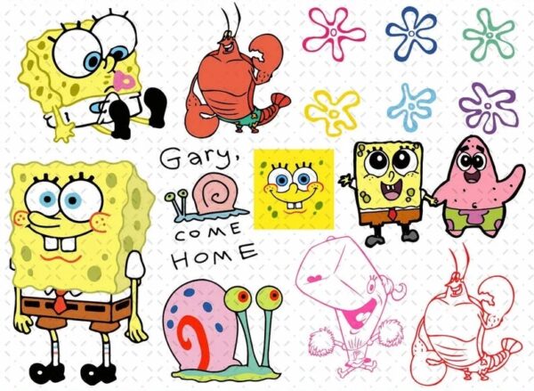 1600+ SpongeBob Svg Bundle - Best Quality Design Bundle