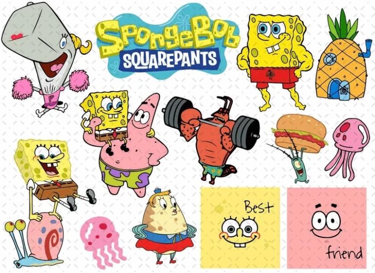 1600+ SpongeBob Svg Bundle - Best Quality Design Bundle