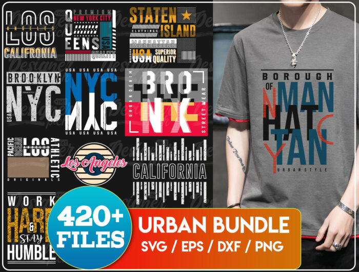 420+ Urban Svg Bundle - Best Quality Design Bundle