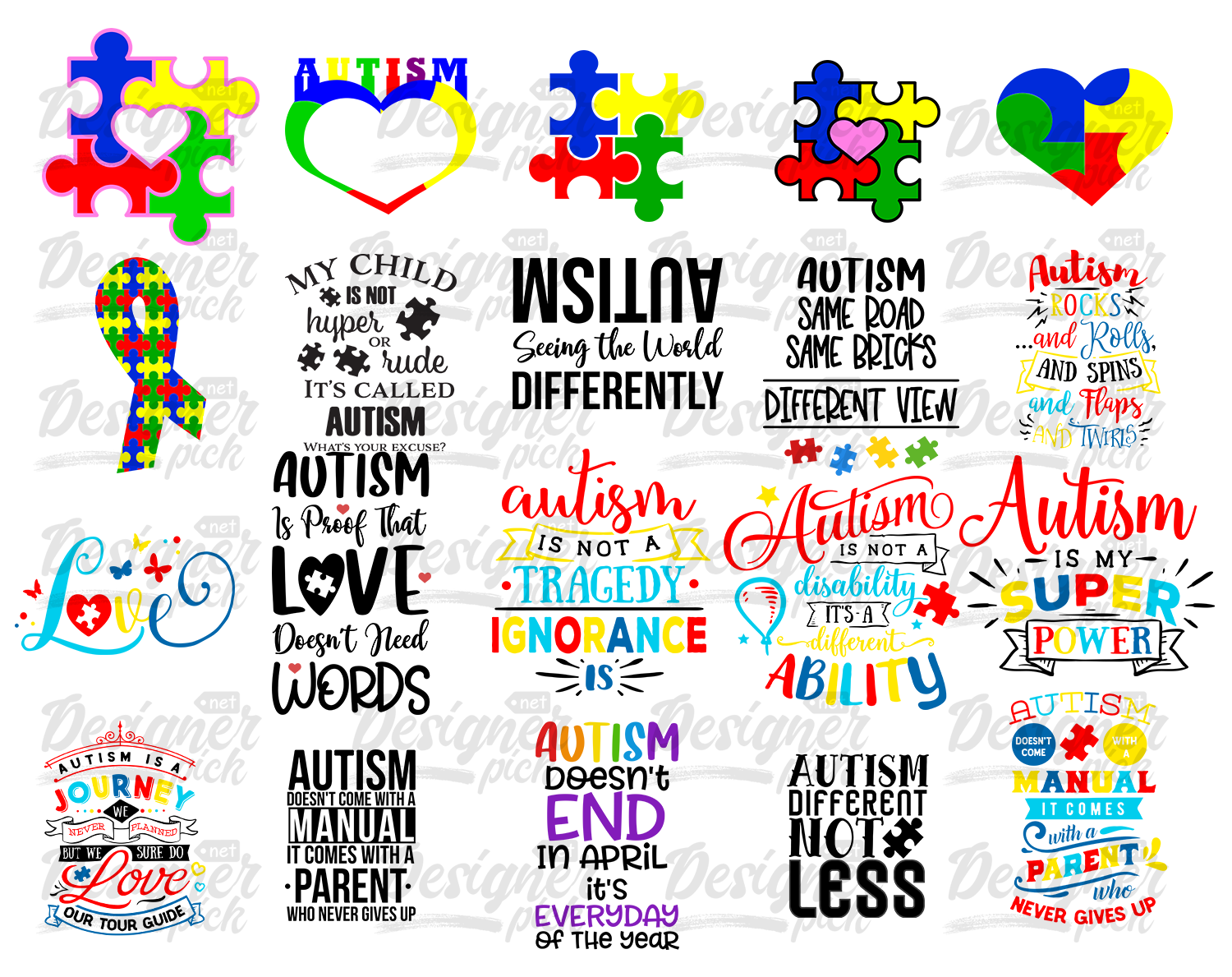 650+ Autism Svg Bundle - Best Quality Design Bundle