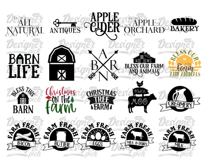 600+ Farm Svg Bundle - Best Quality Design Bundle
