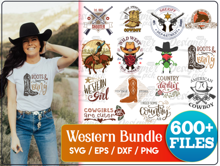 600+ Western Svg Bundle - Best Quality Design Bundle