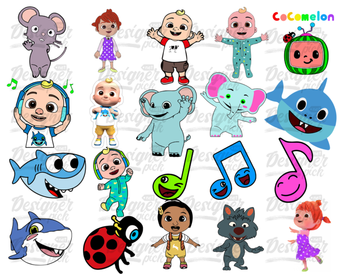 280+ Cocomelon Svg Bundle - Best Quality Design Bundle