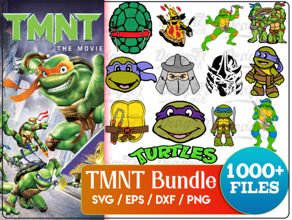 1000+ Ninja Turtle Svg Bundle - Best Quality Design Bundle