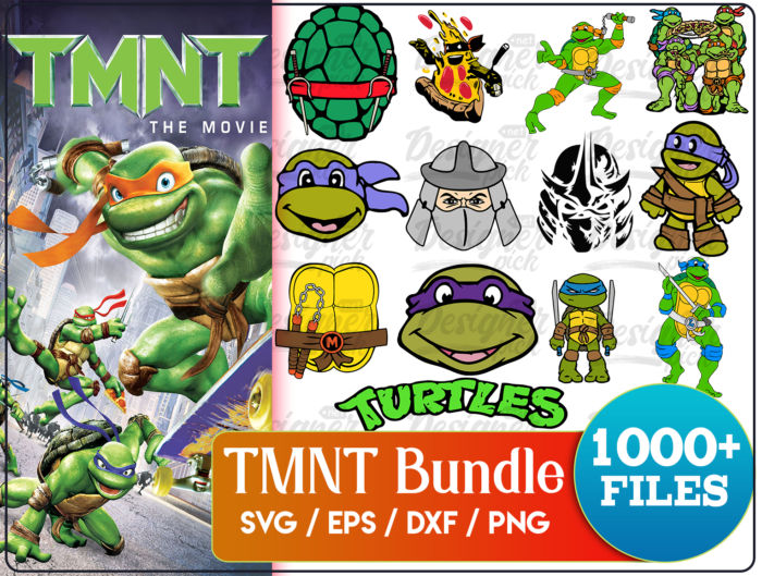 1000+ Ninja Turtle Svg Bundle - Best Quality Design Bundle