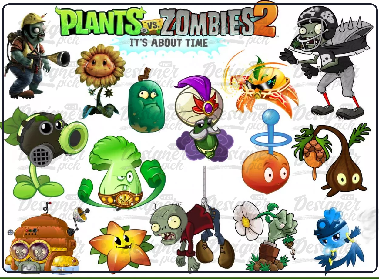 200+ Plant Vs Zombie Svg Bundle - Best Quality Design Bundle