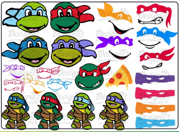 1000+ Ninja Turtle Svg Bundle - Designerpick
