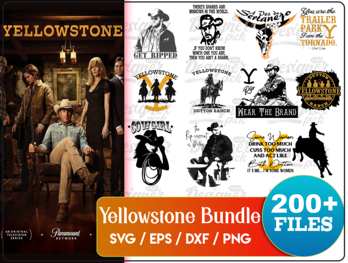 200+ Yellowstone Svg Bundle - Best Quality Design Bundle