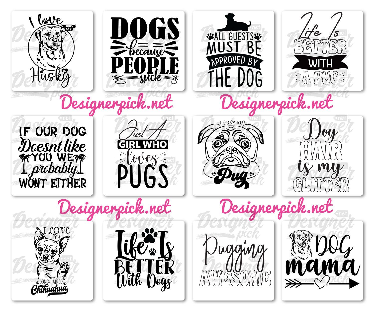 1300+ Dog Svg Bundle - Best Quality Design Bundle