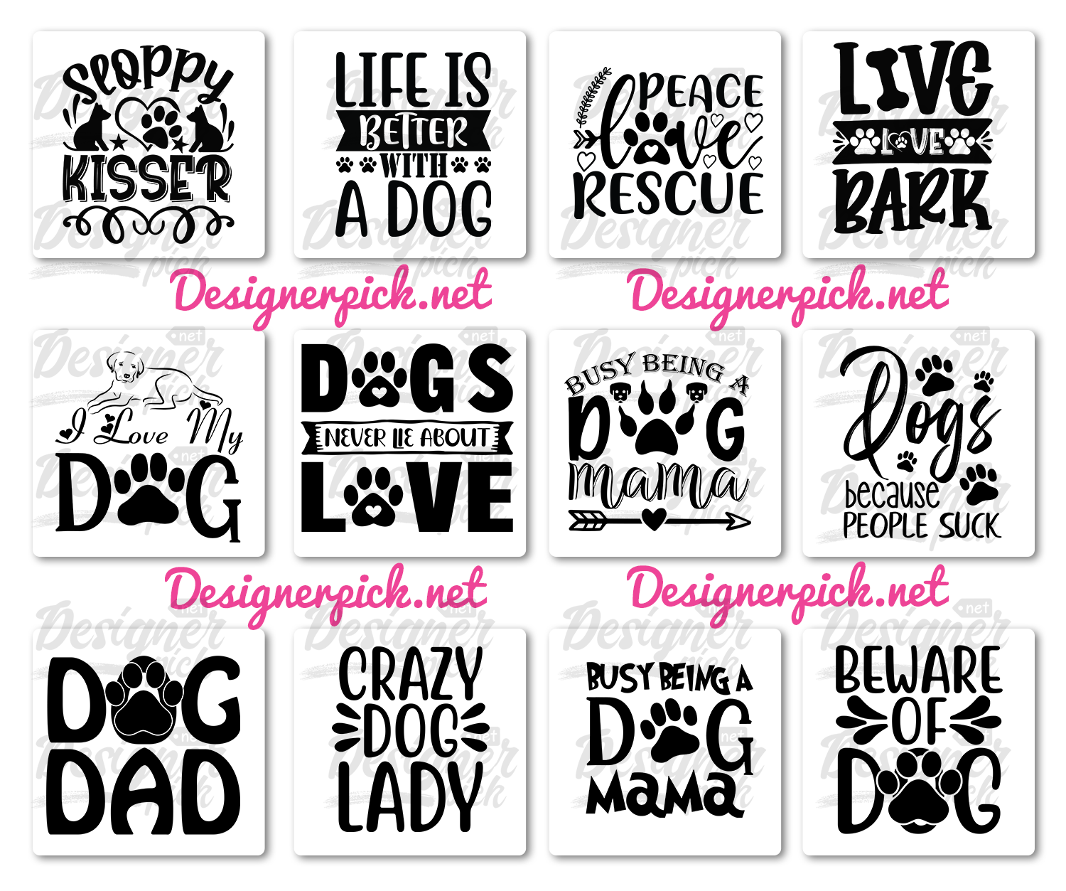 1300+ Dog Svg Bundle - Best Quality Design Bundle