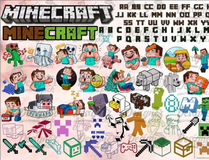 900+ Minecraft Svg Bundle - Best Quality Design Bundle