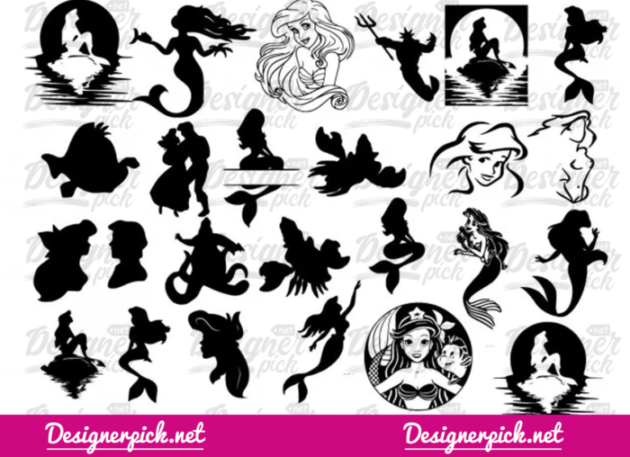 250+ Ariel SVG Bundle - Best Quality Design Bundle