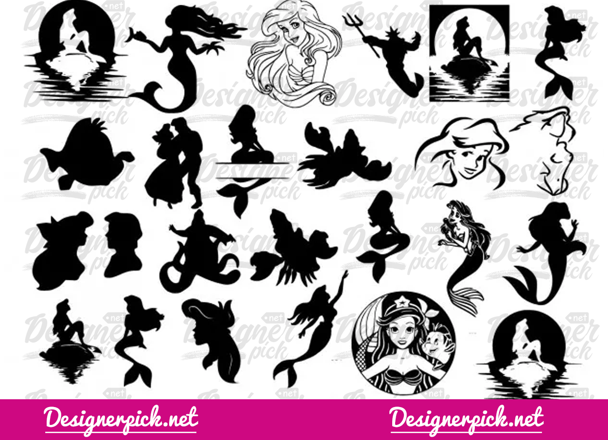 250+ Ariel SVG Bundle - Best Quality Design Bundle