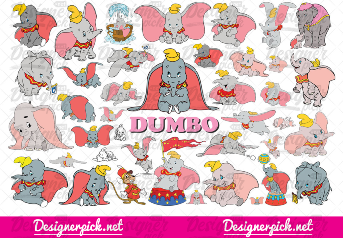 210+ Dumbo Svg Bundle - Best Quality Design Bundle