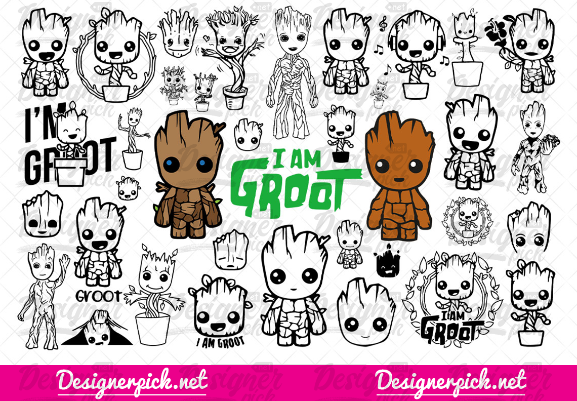 190+ Groot Svg Bundle - Best Quality Design Bundle