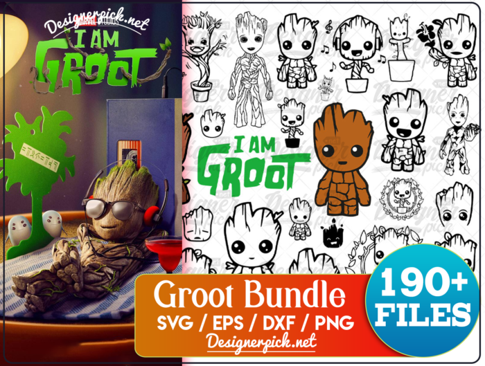 190+ Groot Svg Bundle - Best Quality Design Bundle