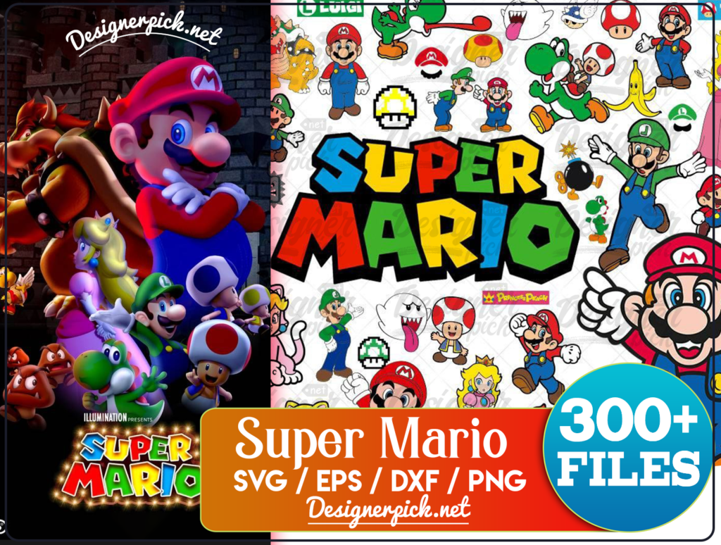 Super Mario Dxf Archives - Best Quality Design Bundle