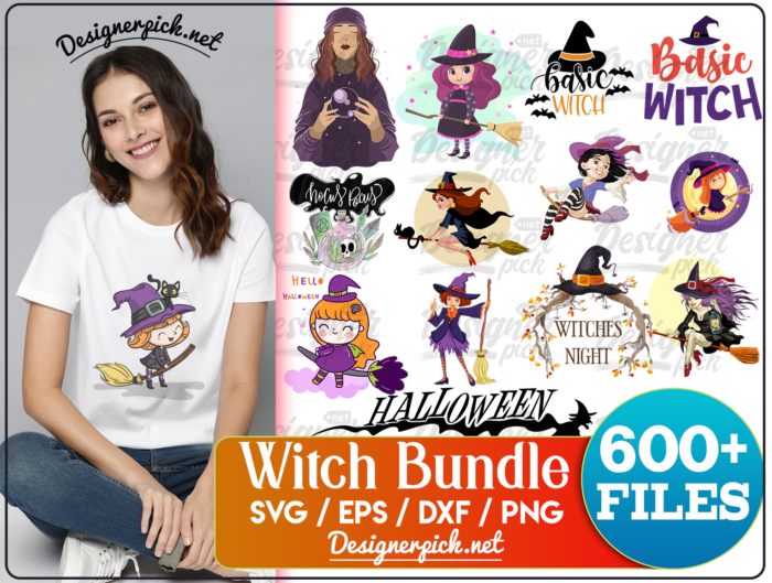 600+ Witch Svg Bundle - Best Quality Design Bundle