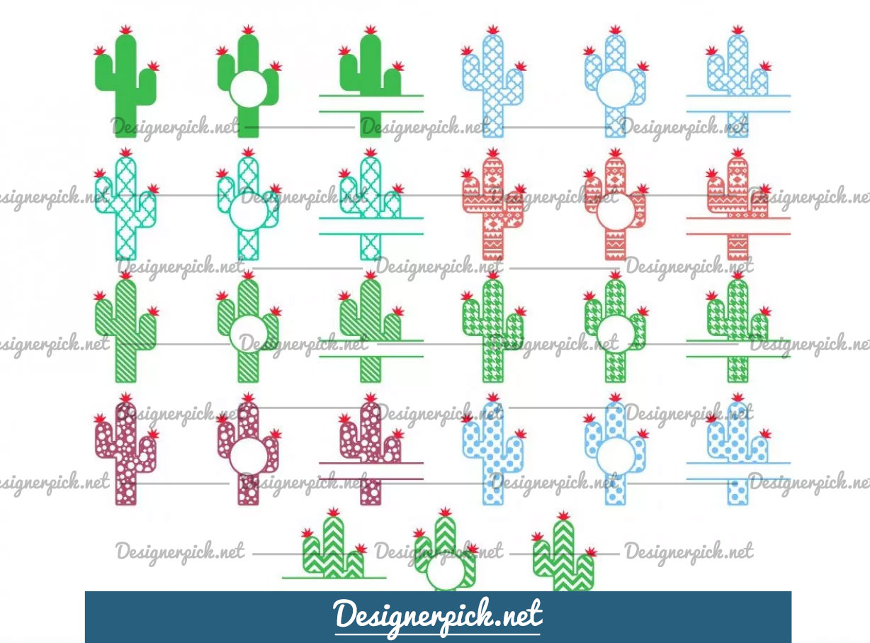 Cactus Svg Bundle - Best Quality Design Bundle