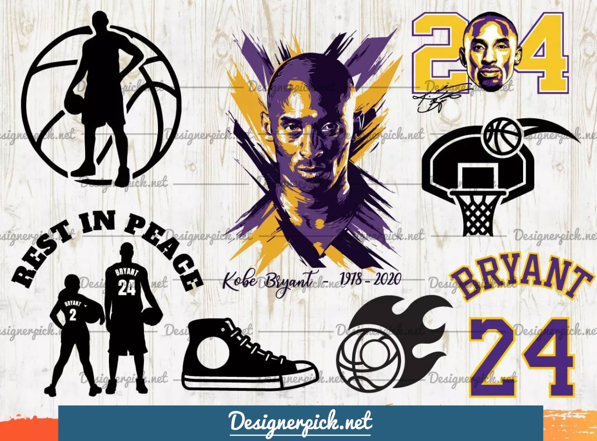 Kobe Bryant SVG Bundle - Best Quality Design Bundle