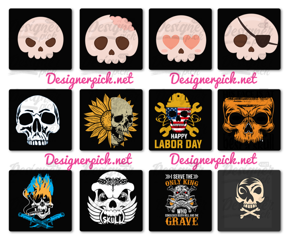 Skull SVG Bundle - Designerpick
