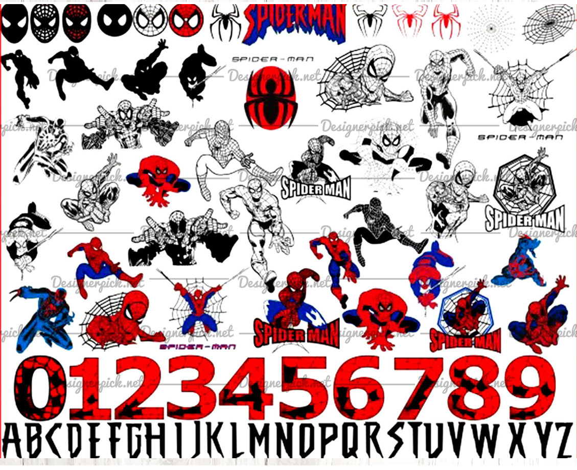 Spiderman Svg Bundle - Best Quality Design Bundle