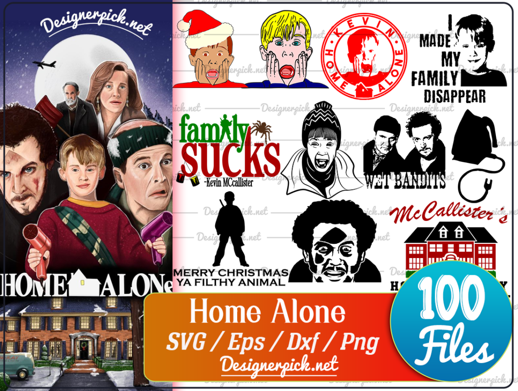 Home Alone Svg Bundle - Best Quality Design Bundle