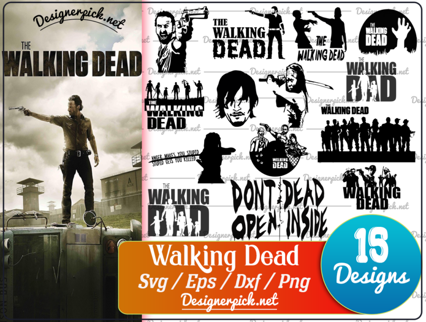 Walking Dead Svg Bundle - Best Quality Design Bundle