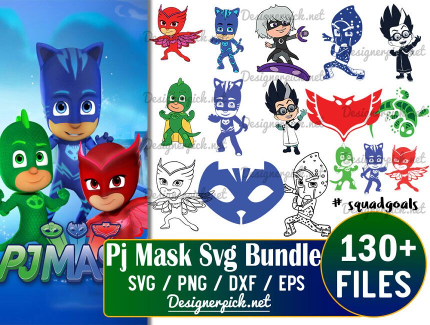 Pj Mask Svg Bundle - Best Quality Design Bundle