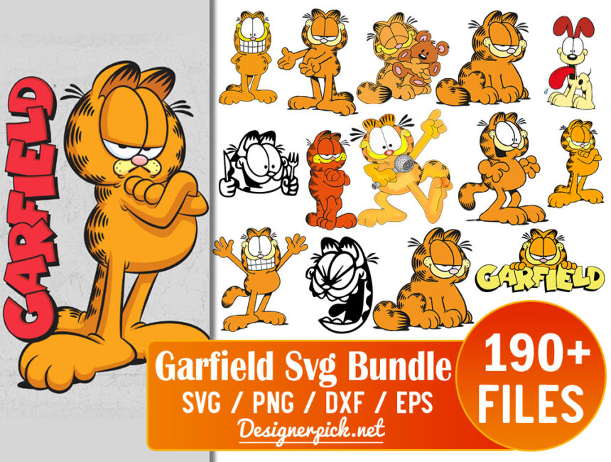 Garfield Svg Bundle - Best Quality Design Bundle