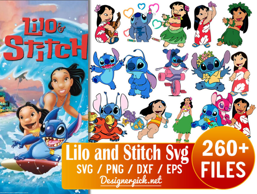 Lilo and Stitch SVG Bundle - Best Quality Design Bundle