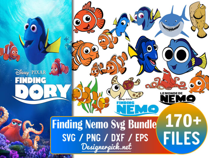 Finding Nemo Svg Bundle - Best Quality Design Bundle