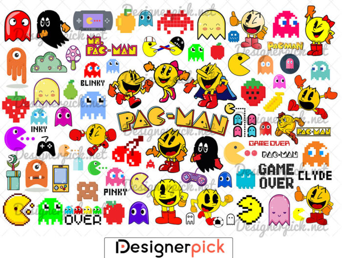 Pacman Svg Bundle - Designerpick
