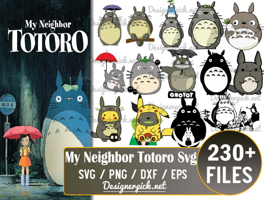 My Neighbor Totoro Svg Bundle - Best Quality Design Bundle