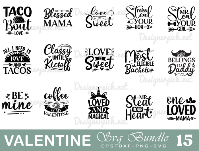 Valentine Day Svg Bundle - Best Quality Design Bundle