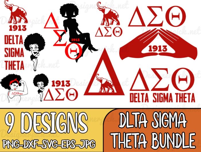 Delta Sigma Theta svg Bundle - Best Quality Design Bundle