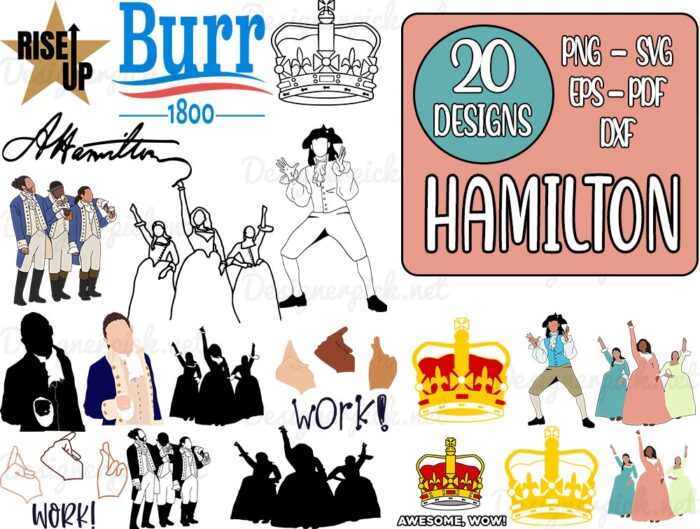Hamilton SVG Bundle - Designerpick