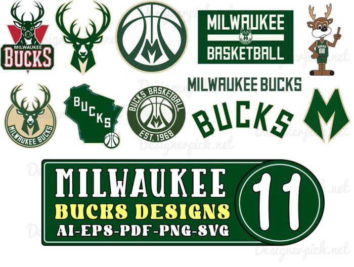 Milwaukee Bucks SVG Bundle - Best Quality Design Bundle