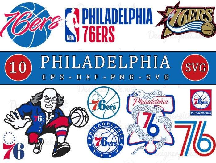 Philadelphia 76ers SVG Bundle - Best Quality Design Bundle
