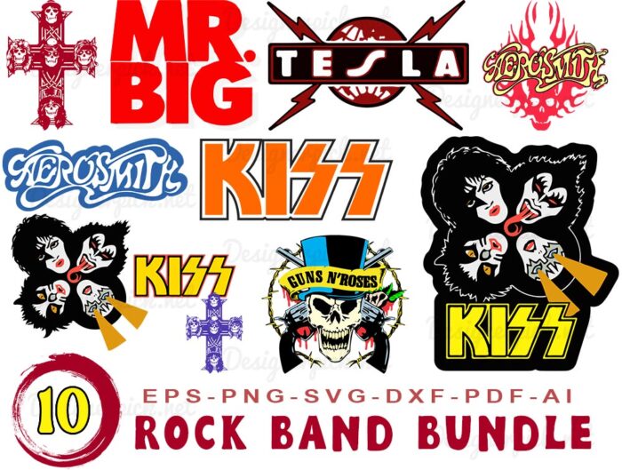 Rock Band Svg bundle - Best Quality Design Bundle
