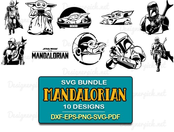 The Mandalorian Svg Bundle - Best Quality Design Bundle