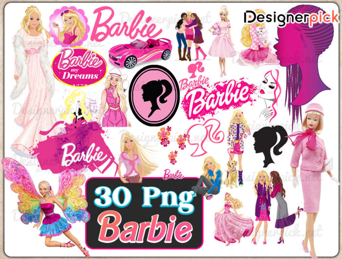 Barbie Png Bundle, Barbie Doll Png Bundle - Best Quality Design Bundle