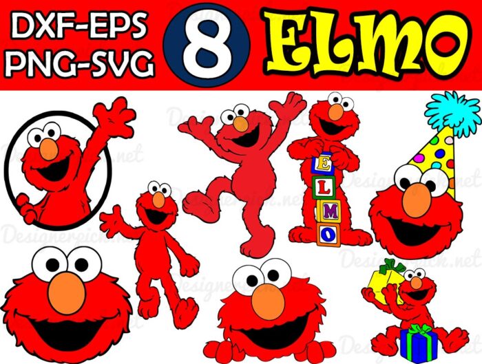 Elmo Svg Bundle - Best Quality Design Bundle