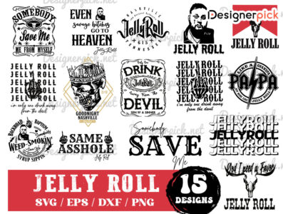 Jelly Roll Svg Bundle, Jelly Roll Svg - Best Quality Design Bundle