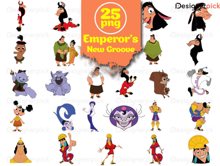 Emperor's New Groove Png Bundle, Cartoon Png Bundle - Best Quality ...